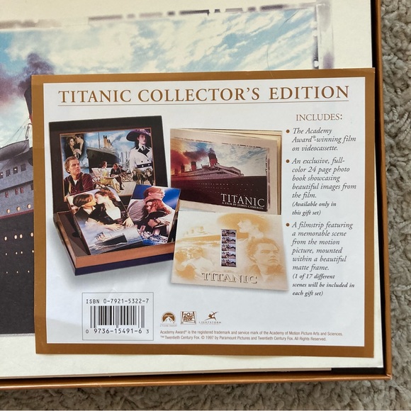 Paramount | Media | Titanic Collectors Edition Vhs Set | Poshmark